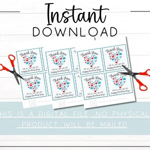 Doctor Appreciation Day Printable Gift Tags | Gifts for Doctors | Happy ...