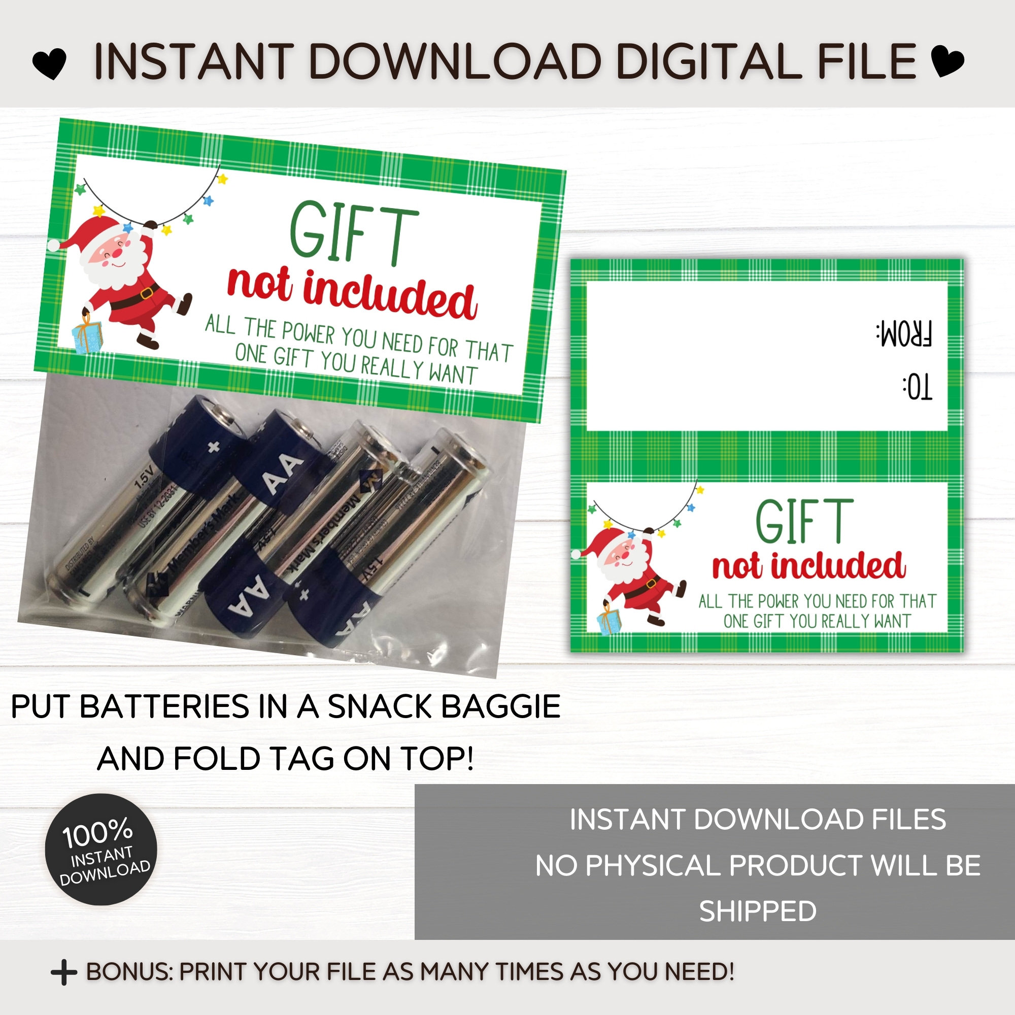 Gift Not Included White Elephant Gag Gift | Stocking Stuffer | Secret ...