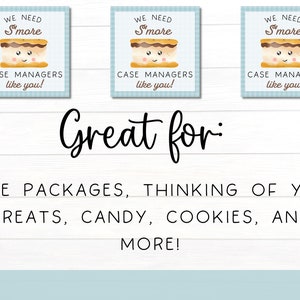 Social Worker Gift Printable Tag | Case Manager Appreciation | Social ...