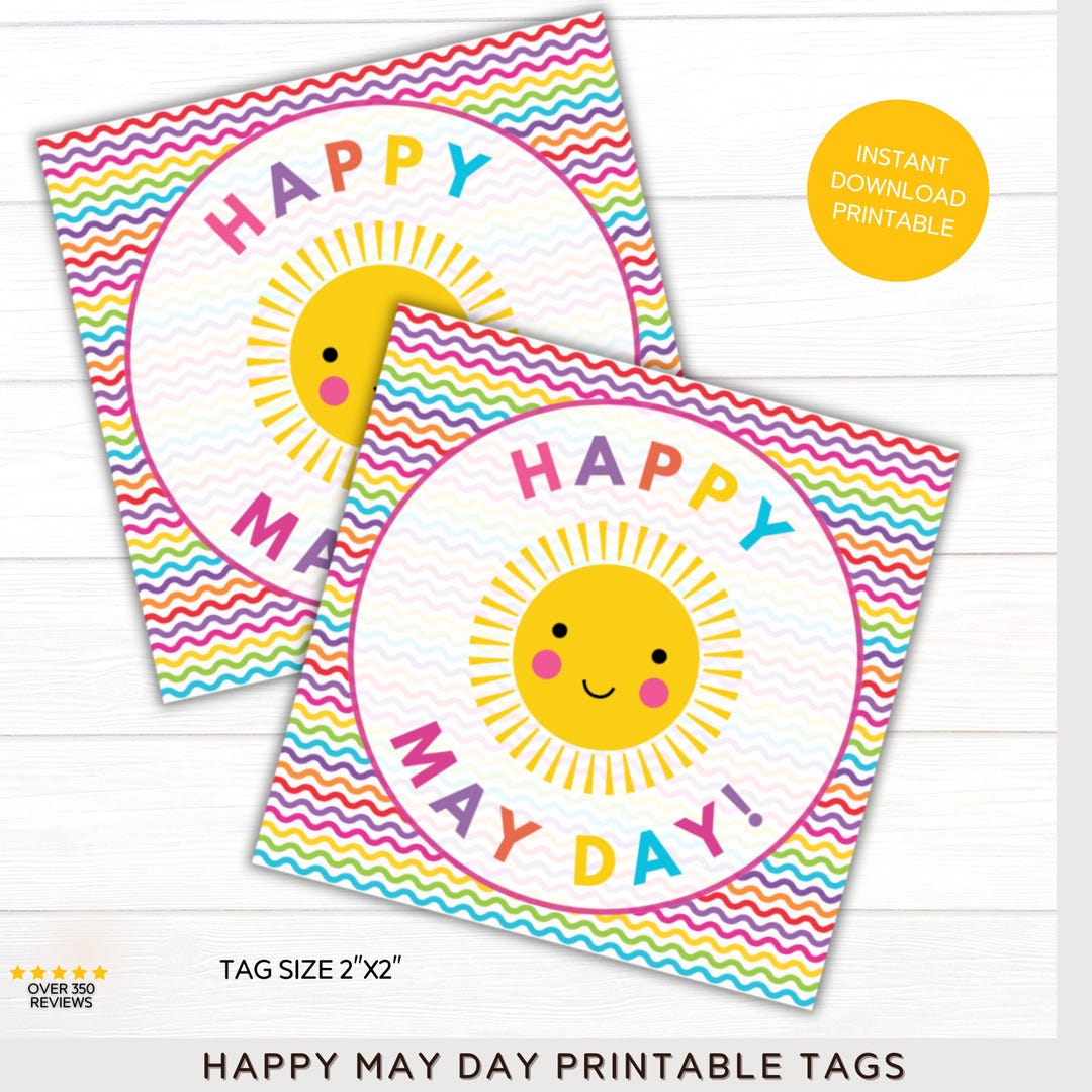 May Day Basket Ideas Tags | May Day Baskets Printables | May Day Goody ...