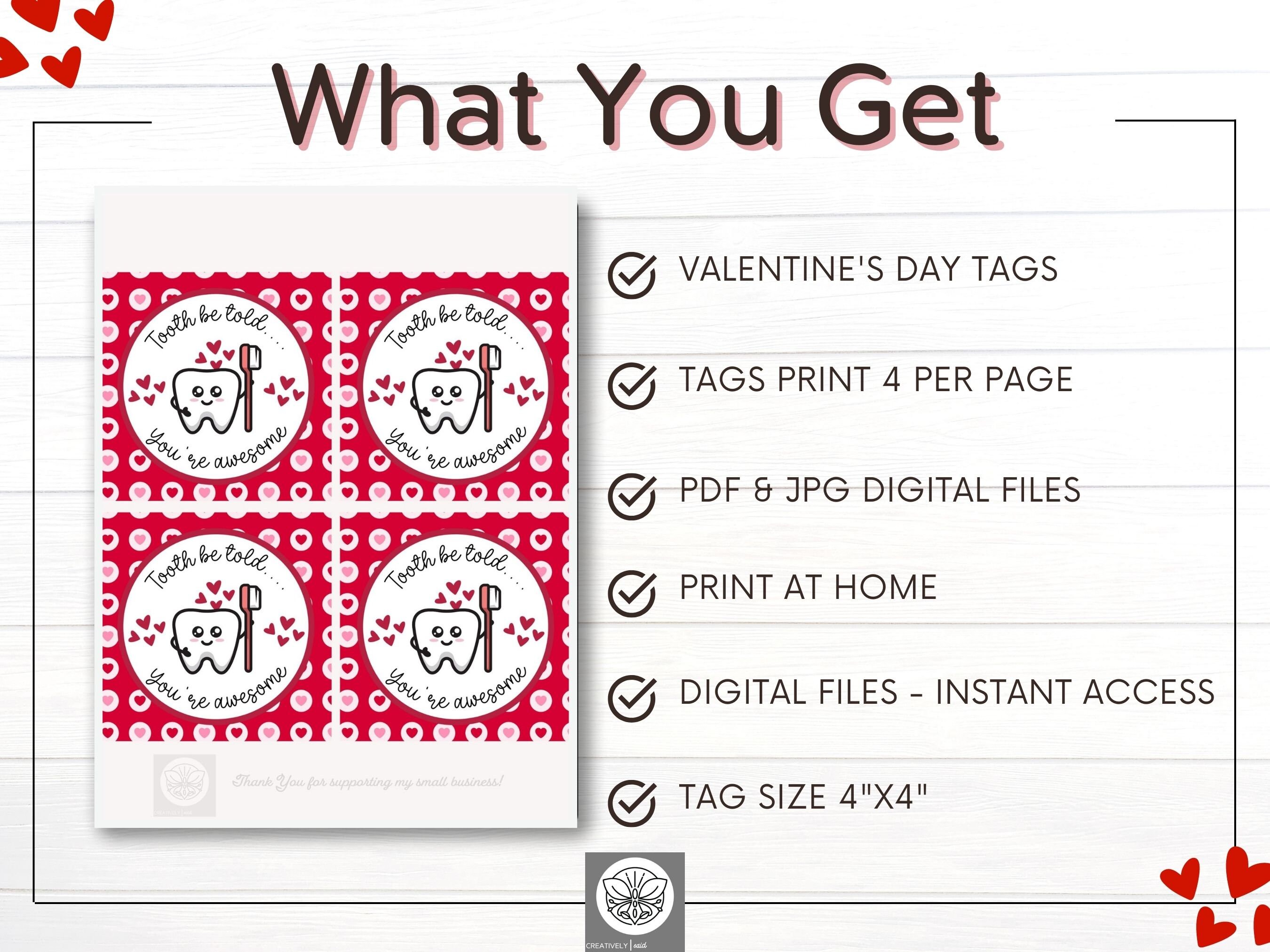 Dentist Dental Hygiene Gifts | Patient Appreciation | Dentist Valentine ...