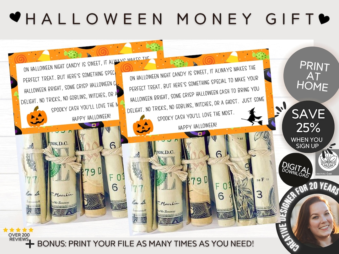 Halloween Money Gift Ideas Gift Basket for Men Nanny Gifts College Care ...