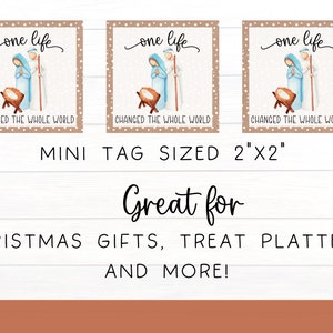 Religious Nativity Tag | Religious Gifts Tags | Religious Christmas ...