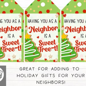 Gift Tag Printable Neighbors | Christmas Gifts for Neighbors ...