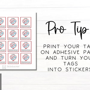 Phlebotomy Appreciation Week Gift Tag Printable | Gifts for ...