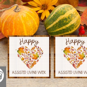 Assisted Living Week Printables | Happy Assisted Living Week Gift Tags ...