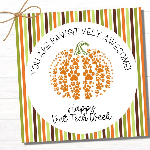 Vet Tech Week Appreciation Cards - Etsy