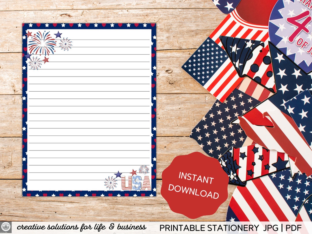Printable Stationary Printable Writing Paper Blank Printable Paper ...