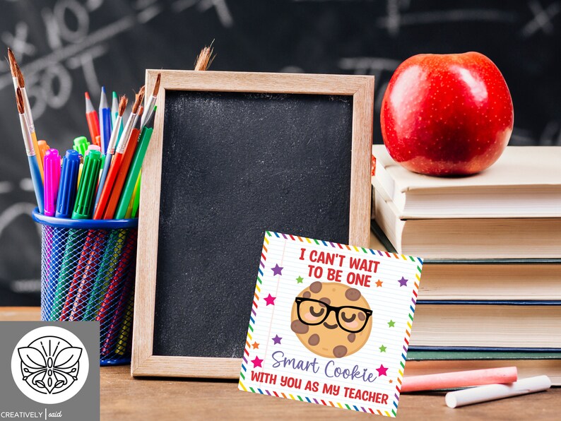 Printable Back to School Teacher Gift Tag First Day of - Etsy