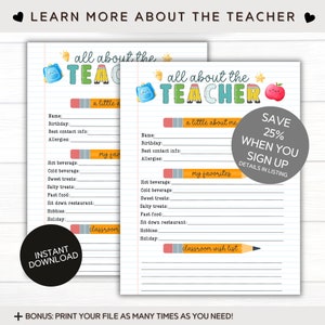 Meet the Teacher Back to School Flyer | Teachers Favorite Things | All ...