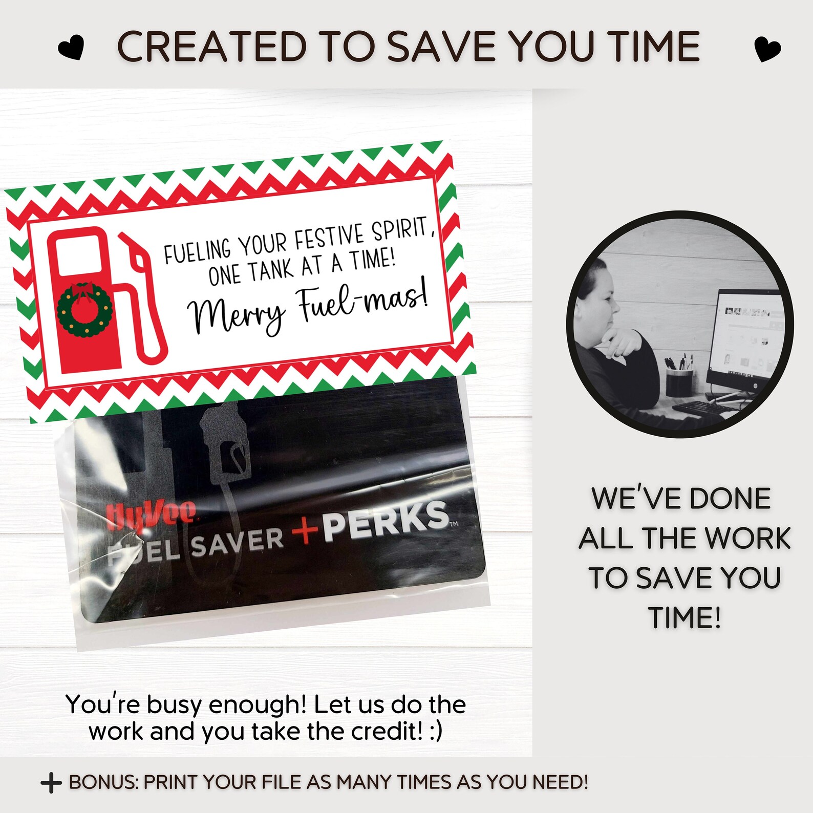 Gas Gift Card Christmas | Gas Money Gift Card Holder | White Elephant ...