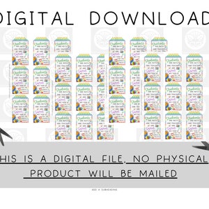 Printable Trail Mix Tag | Teacher Appreciation Tag | Teacher Treat Tag ...