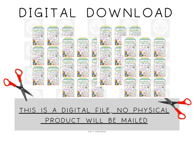 Printable Trail Mix Tag | Teacher Appreciation Tag | Teacher Treat Tag ...