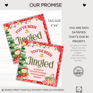 You've Been Jingled Printable Gift Tags | Christmas Gifts for Neighbors ...