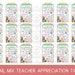 Printable Trail Mix Tag | Teacher Appreciation Tag | Teacher Treat Tag ...