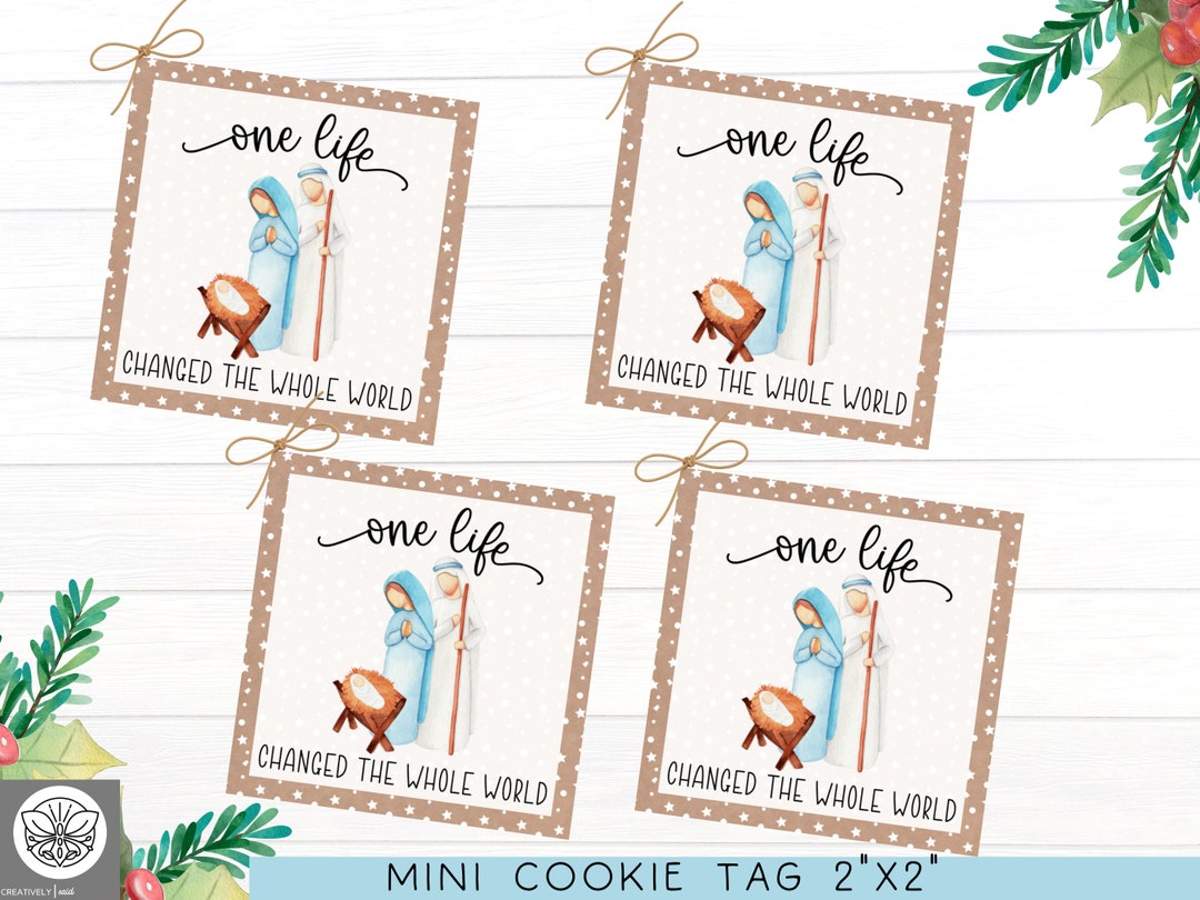 Religious Nativity Tag | Religious Gifts Tags | Religious Christmas ...