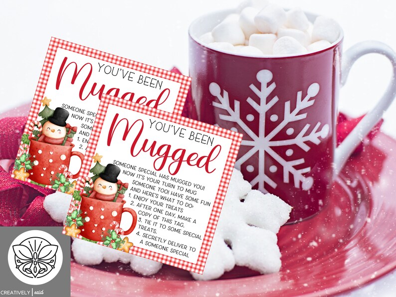 You've Been Mugged Christmas Game | Christmas Office Game | Christmas ...