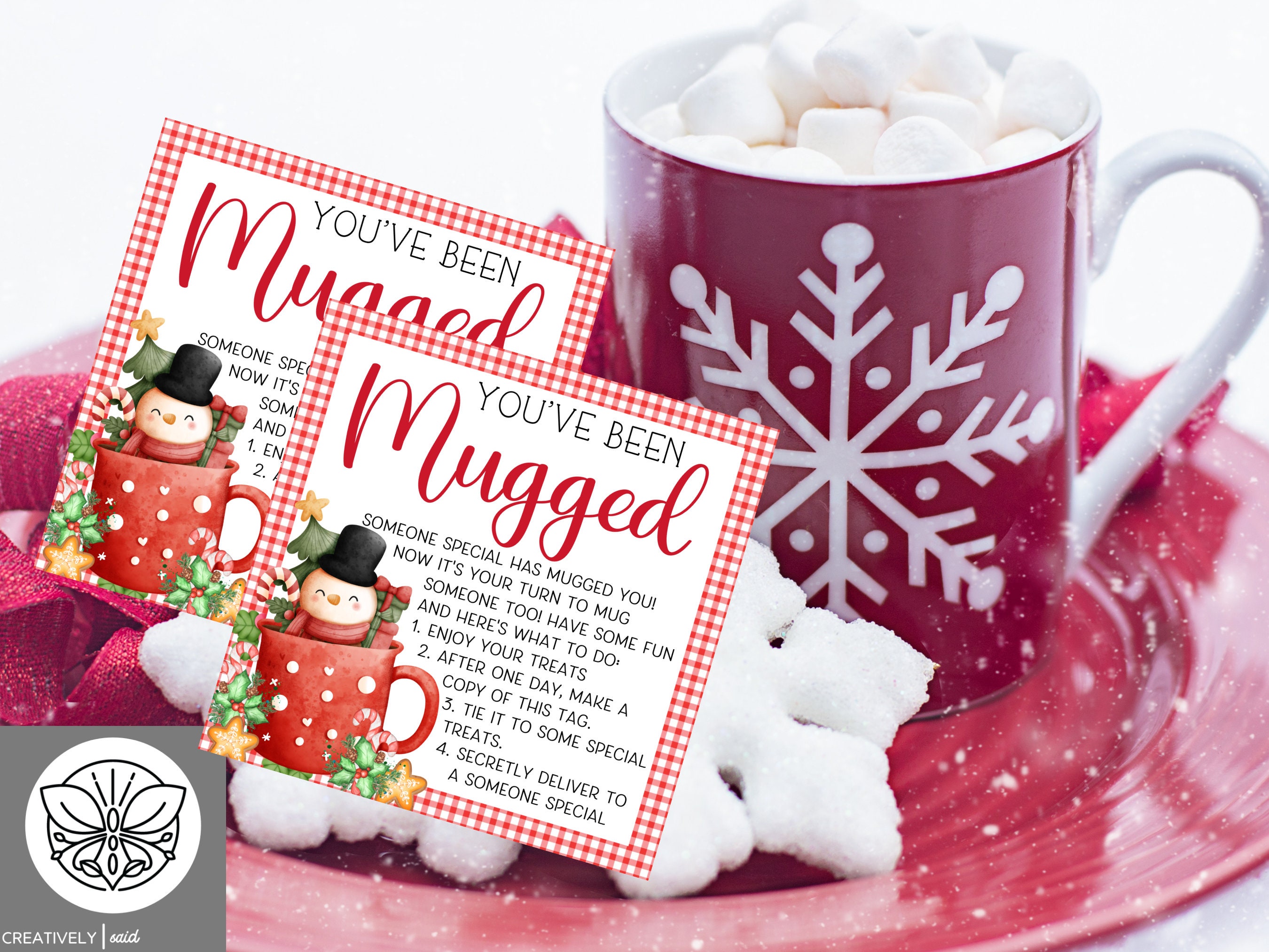 You've Been Mugged Christmas Game | Christmas Office Game | Christmas ...