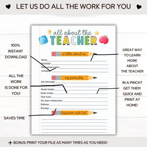 Meet the Teacher Back to School Flyer | Teachers Favorite Things | All ...
