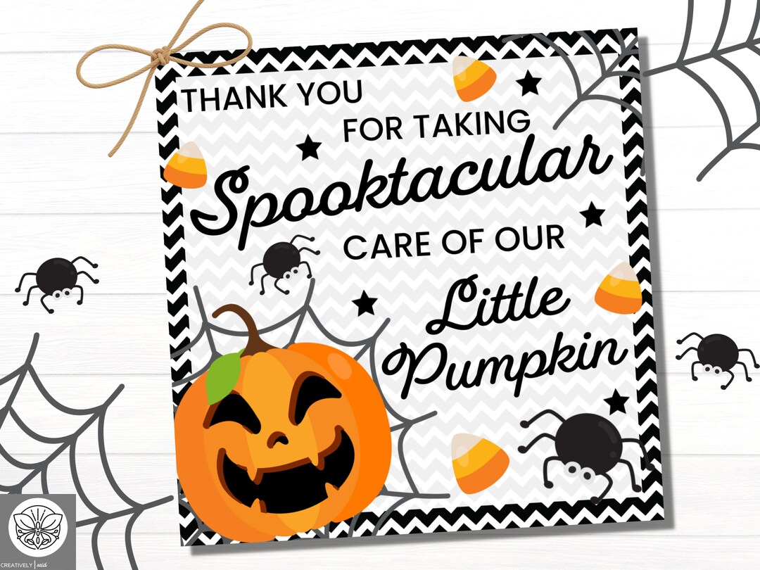 Daycare Teacher Gift | Halloween Gift for Daycare Teacher School PTO ...