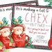 Chex Mix Gift Tag | Printable Christmas Treat Tag | Holiday Treat Tag ...