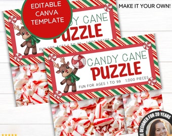 Candy Cane Puzzles Beginner & Expert merry Christmas Hilarious GAG GIFT ...