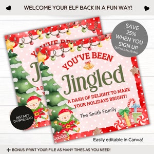 Editable You've Been Jingled Printable Gift Tags Christmas Gifts for ...