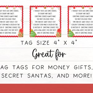 Holiday Dough Treat Bags | Christmas Dough Treat Bag Toppers | Money ...