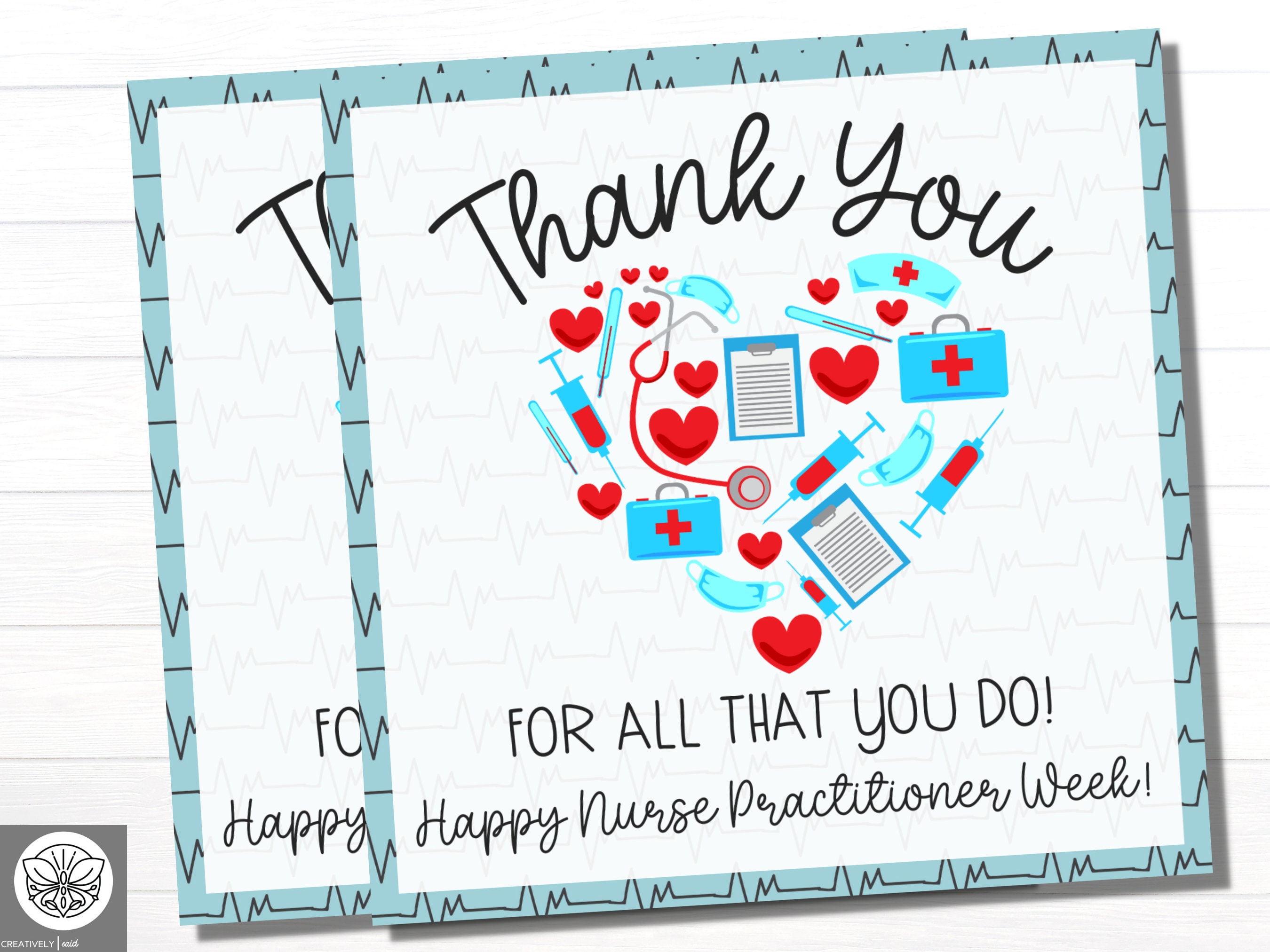 Nurse Practitioner Week Appreciation Gift Tag | Nurse Appreciation ...