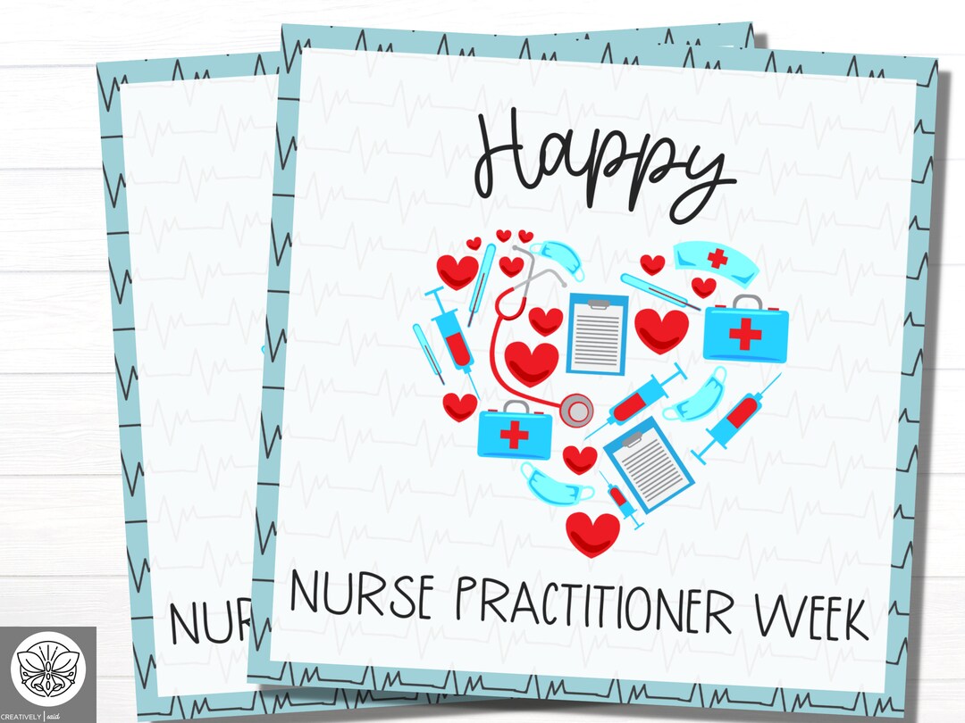 Nurse Practitioner Week Appreciation Gift Tag | Nurse Appreciation ...