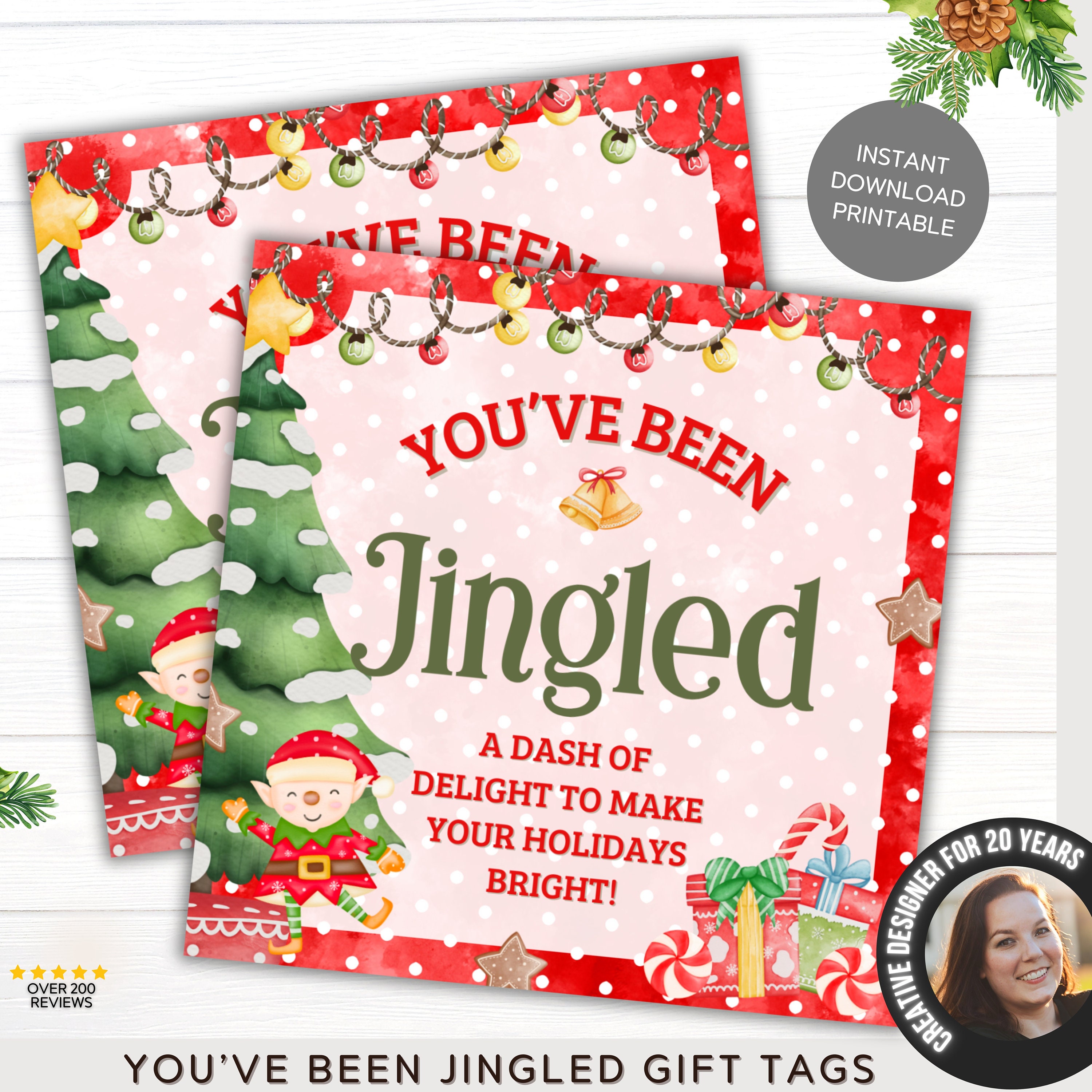 You've Been Jingled Printable Gift Tags | Christmas Gifts for Neighbors ...