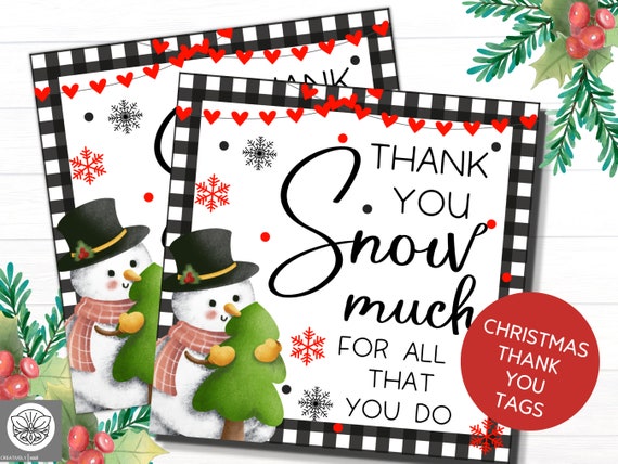 Printable Christmas Gift Tags Printable Christmas Cookie - Etsy