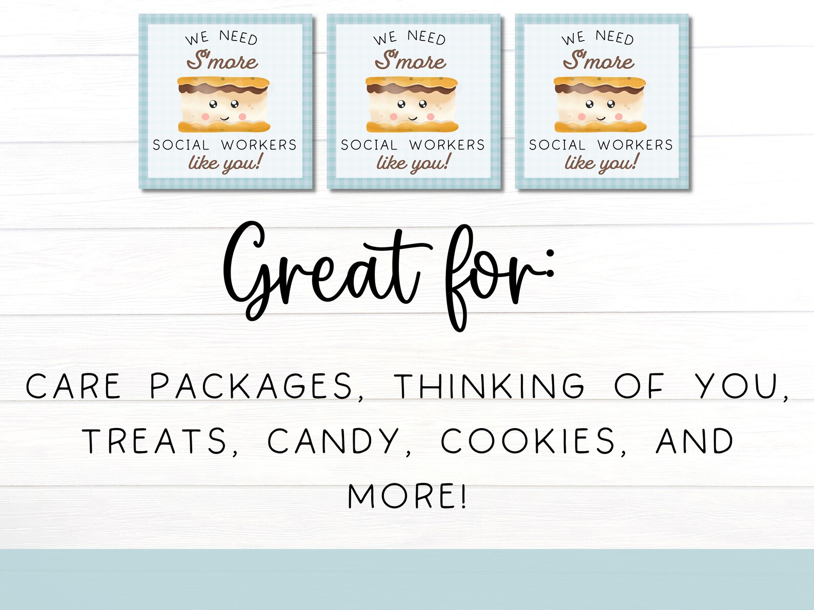 Social Worker Gift Printable Tag Counselor Appreciation - Etsy