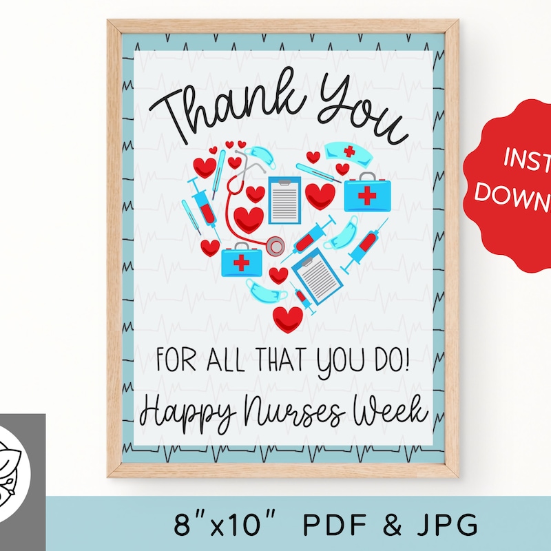 Happy Nurses Week Signs - Etsy