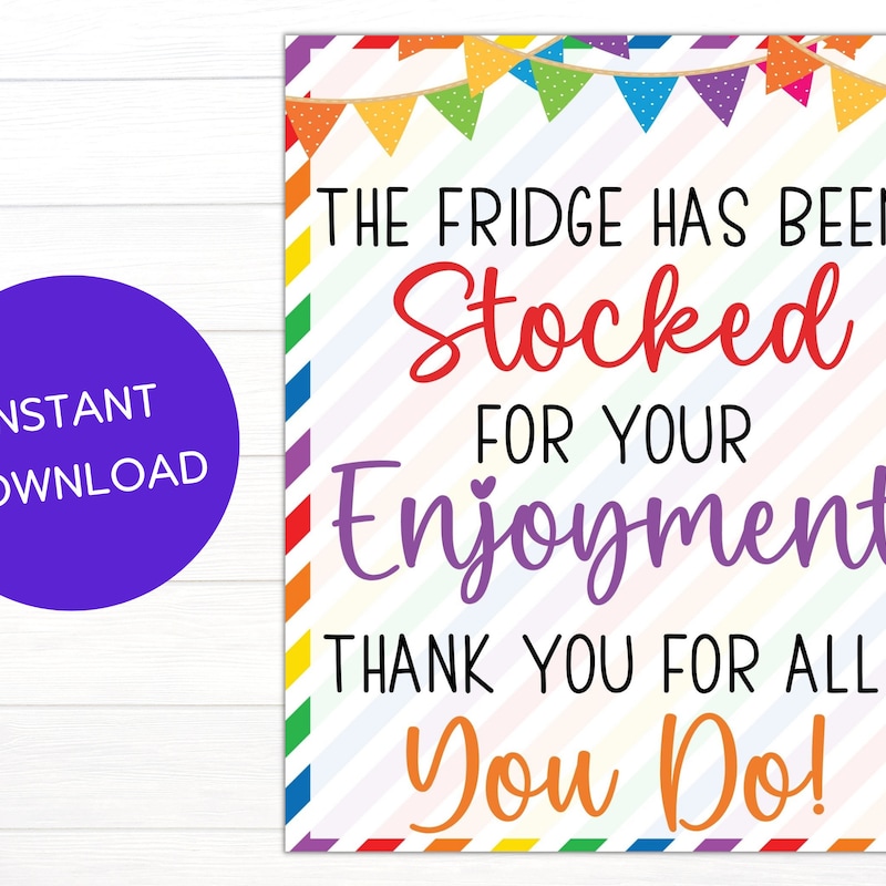 Work Fridge Sign - Etsy