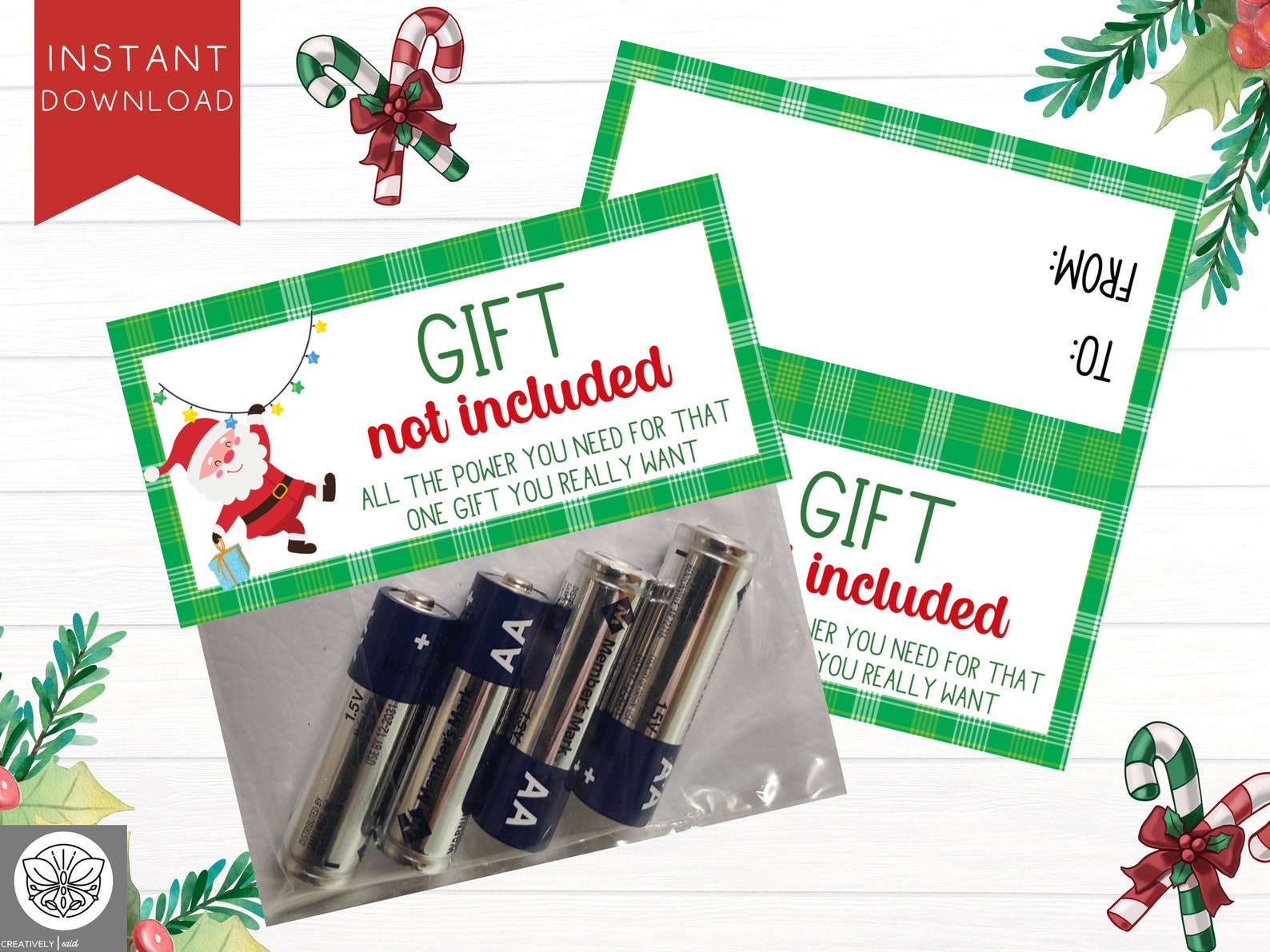 Gift Not Included White Elephant Gag Gift Stocking Stuffer - Etsy