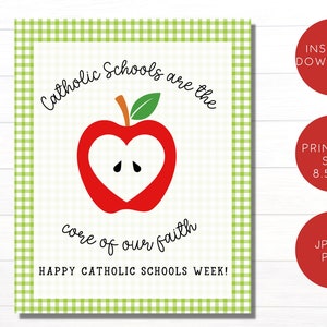 Catholic Schools Week Printable Gift Tags | Catholic Education ...