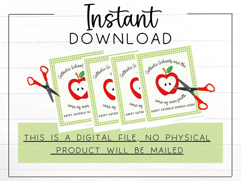 Catholic Schools Week Printable Gift Tags Catholic Education - Etsy