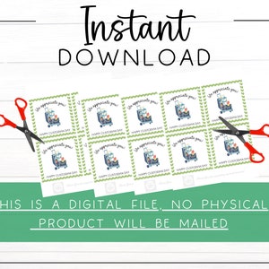 Custodian Appreciation Day Printable Gift Tag | Janitor Thank You Gift ...