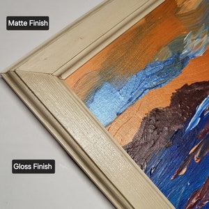 Double Decorative Bevel Picture Frame, Made-to-order, Handmade, Solid ...