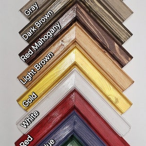 Double Decorative Bevel Picture Frame, Made-to-order, Handmade, Solid ...