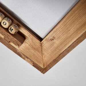 Rustic Wood Block Letters Picture Frame - Perfect for Bride and Groom ...