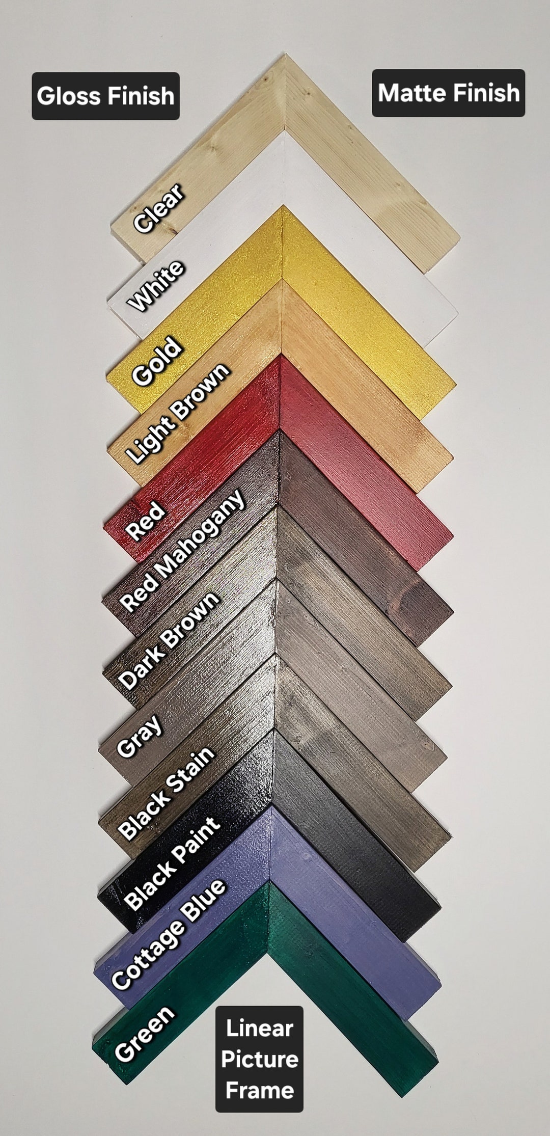 Minimalist Picture Frame in Solid Wood - Handmade to Order for a ...