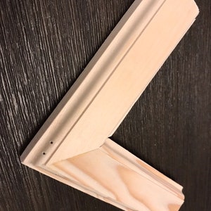 Double Decorative Bevel Picture Frame, Made-to-order, Handmade, Solid ...