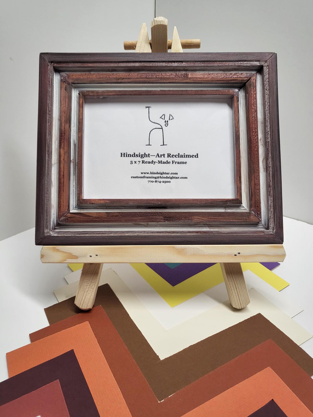 5 X 7, Triple Pane Picture Frame, Solid Wood, Natural Wood, Handmade - Etsy