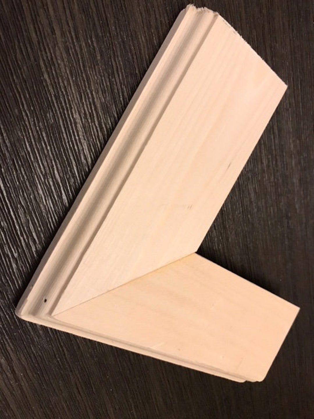 Broad Decorative Bevel Picture Frame, Made-to-order, Handmade, Solid ...