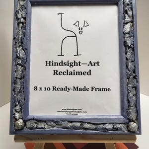 8 X 10, Frozen Forest Picture Frame, Metallic Design, Rustic Style ...
