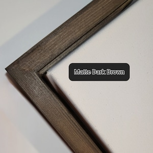 Thick Border Canvas Floating Frame for 3/4" Canvas , Made-to-order ...