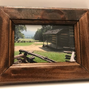 Double Decorative Bevel Picture Frame, Made-to-order, Handmade, Solid ...