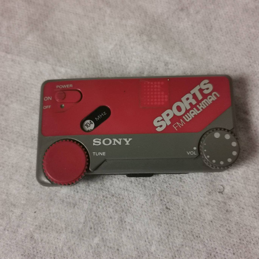 Vintage Sony Sportsband FM Walkman SRF-F1 Radio Year 1986 - Etsy